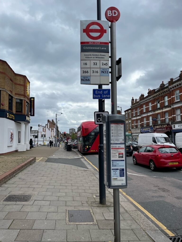 Bus stop temporary move - NorthWestTWO Residents Association